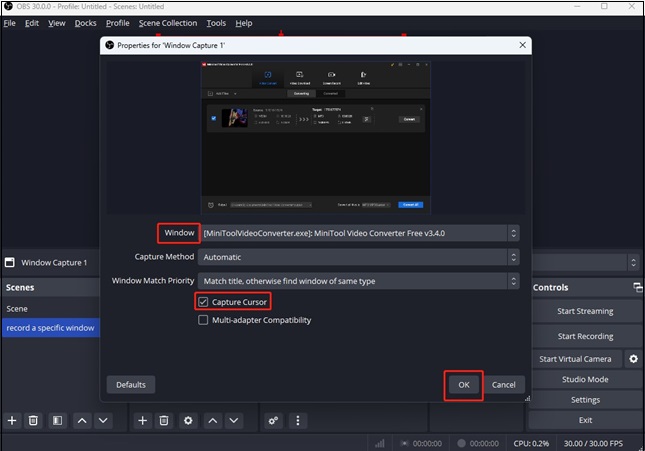How to Record a Specific Window in OBS (Detailed Steps)