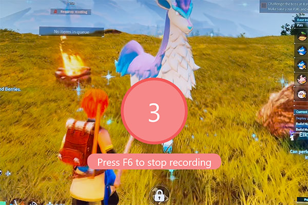 Recording Palworld Gameplay to Share with Your Game Pals