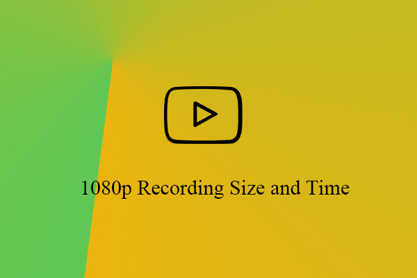 1080p Recording Size & Time Essentials for Storage Management