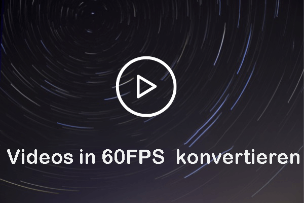 Die besten gratis Methoden zum Konvertieren von Videos in 60FPS im Jahr 2026 - MiniTool Video ...