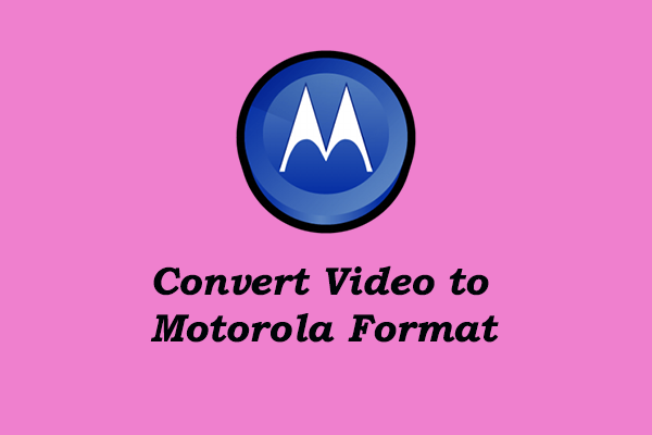 Convert Video to Motorola Format [2 Best Methods]