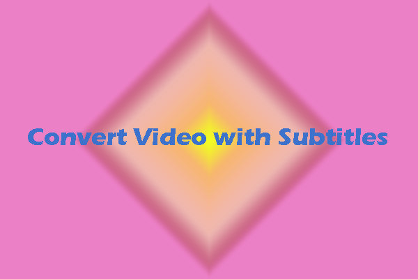 3 Proven Ways to Convert Video with Subtitles [Detailed Guide]